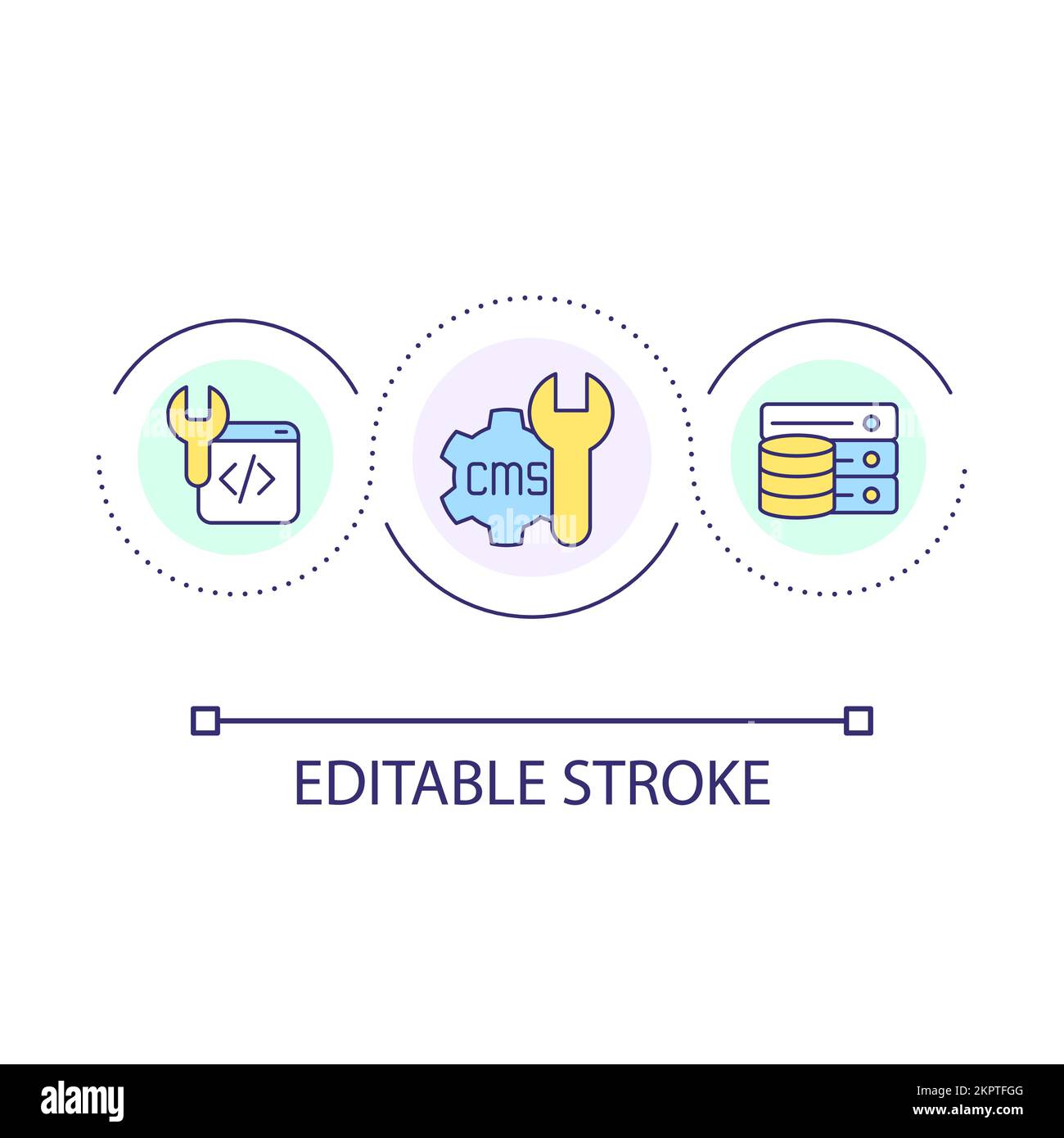 CMS optimization loop concept icon Stock Vector Image & Art - Alamy CMS optimization loop concept icon Stock Vector Image & Art - Alamy