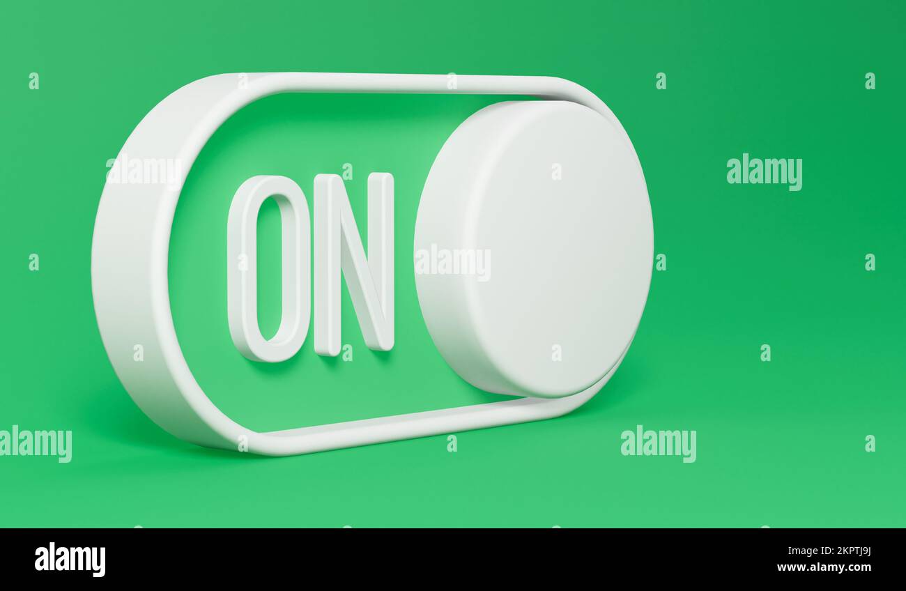 Electric switch turned on hi-res stock photography and images - Alamy