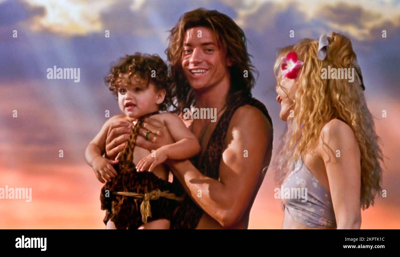 USA.Brendan Fraser and Leslie Mann in a scene from (C)Buena Vista ...