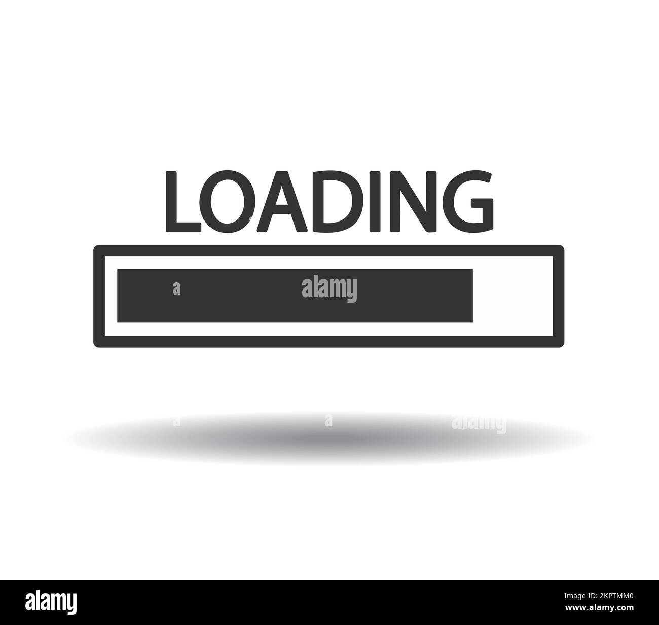 Loading icon flat design. vector illustration Stock Vector Image & Art ...