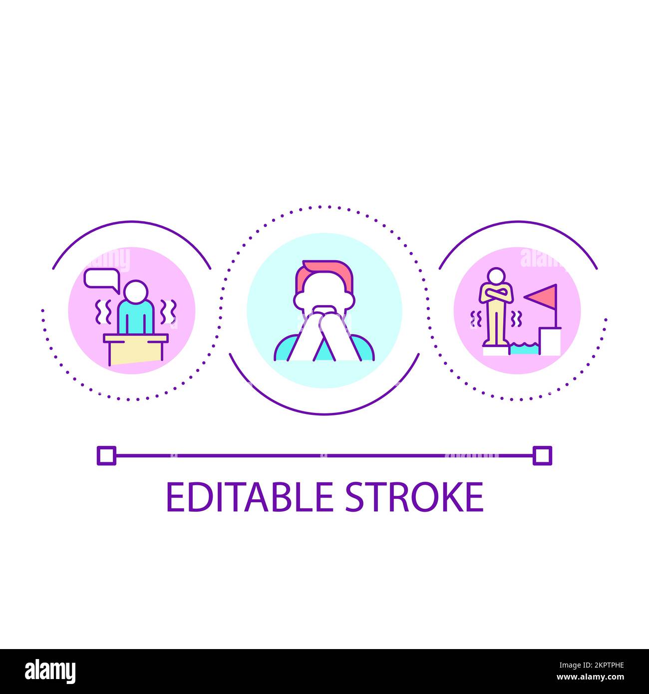 Emotion disturb Stock Vector Images - Alamy