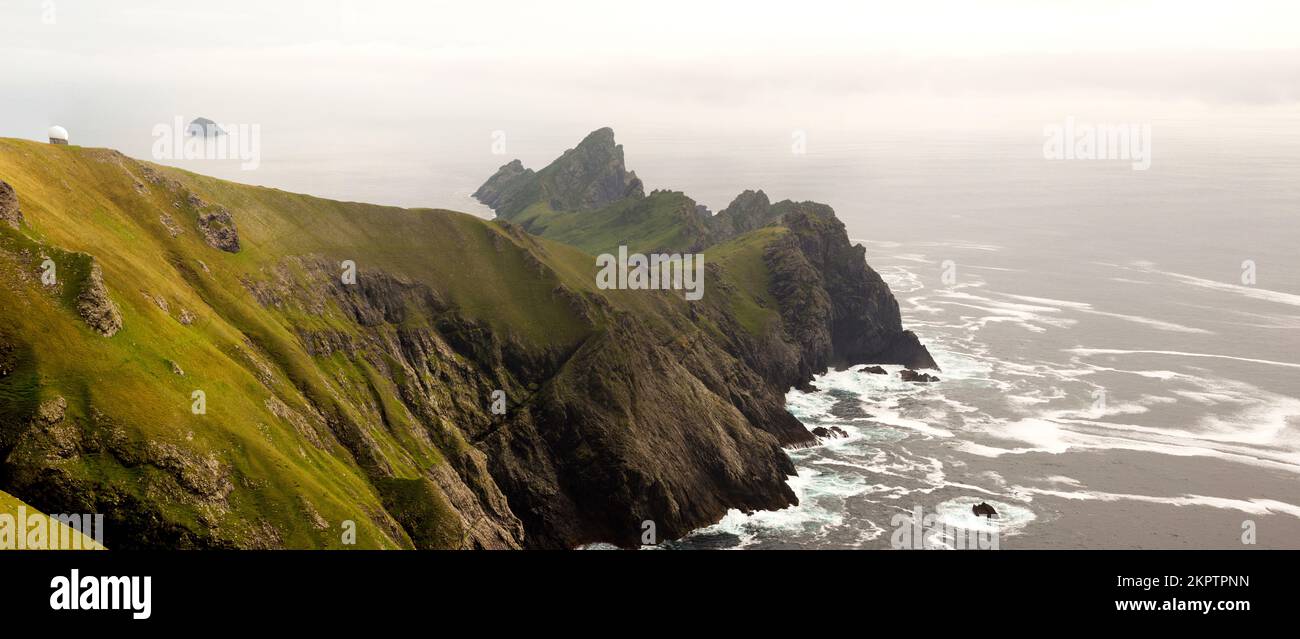 The cliffs of Saint Kilda archipelago, Outer Hebrides, Scotland Stock ... The cliffs of Saint Kilda archipelago, Outer Hebrides, Scotland Stock ...