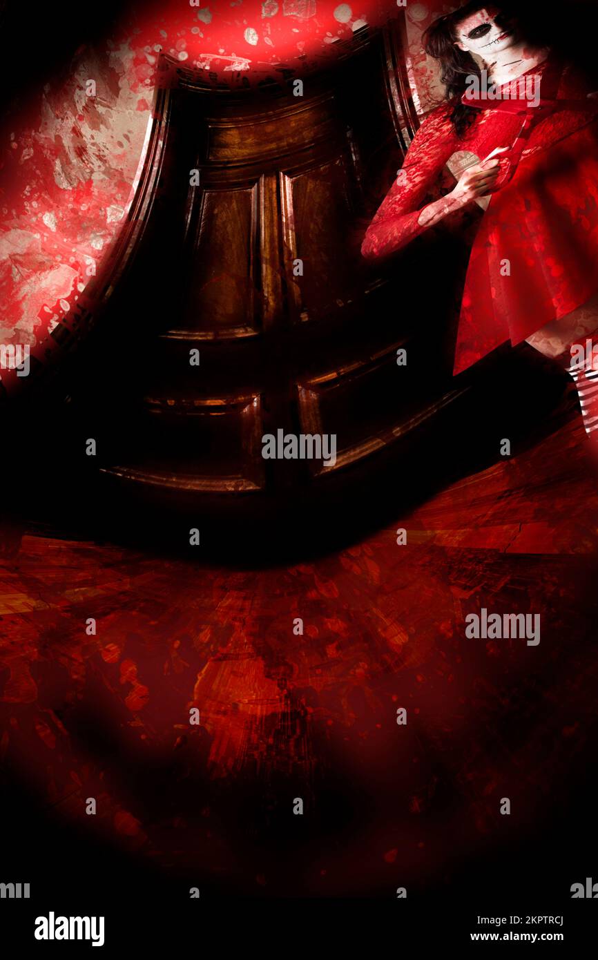 Twisted victims perspective of a chilling female killer making a mess ...