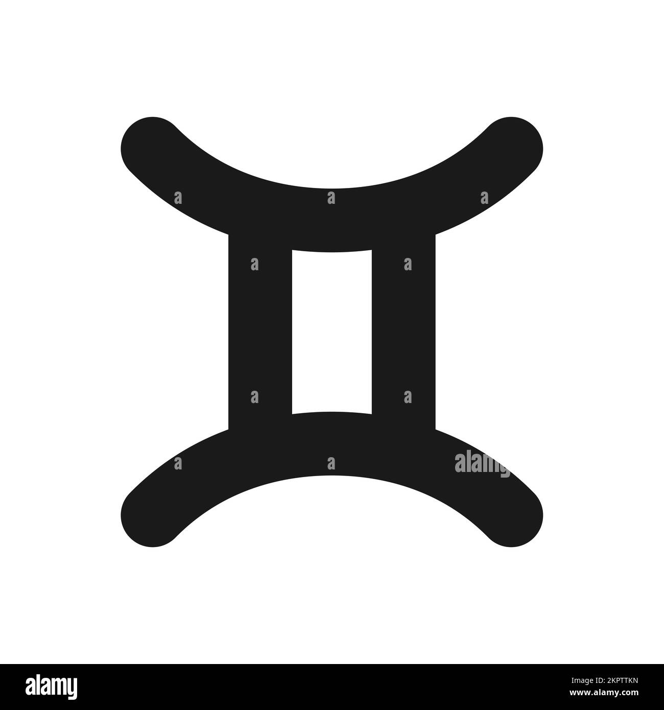 Gemini black glyph icon Stock Vector Image & Art - Alamy