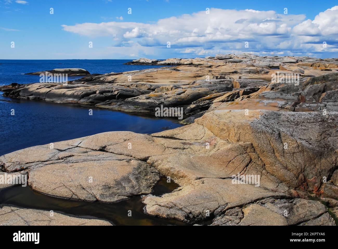 A beautiful view of the rocky coastline of a place called "The End of ...