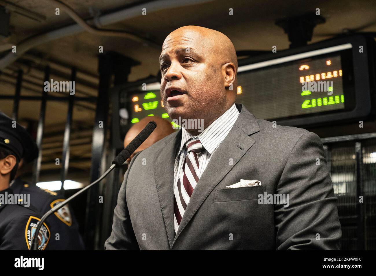 Deputy Mayor of New York City for Public Safety Philip Banks III speaks ...