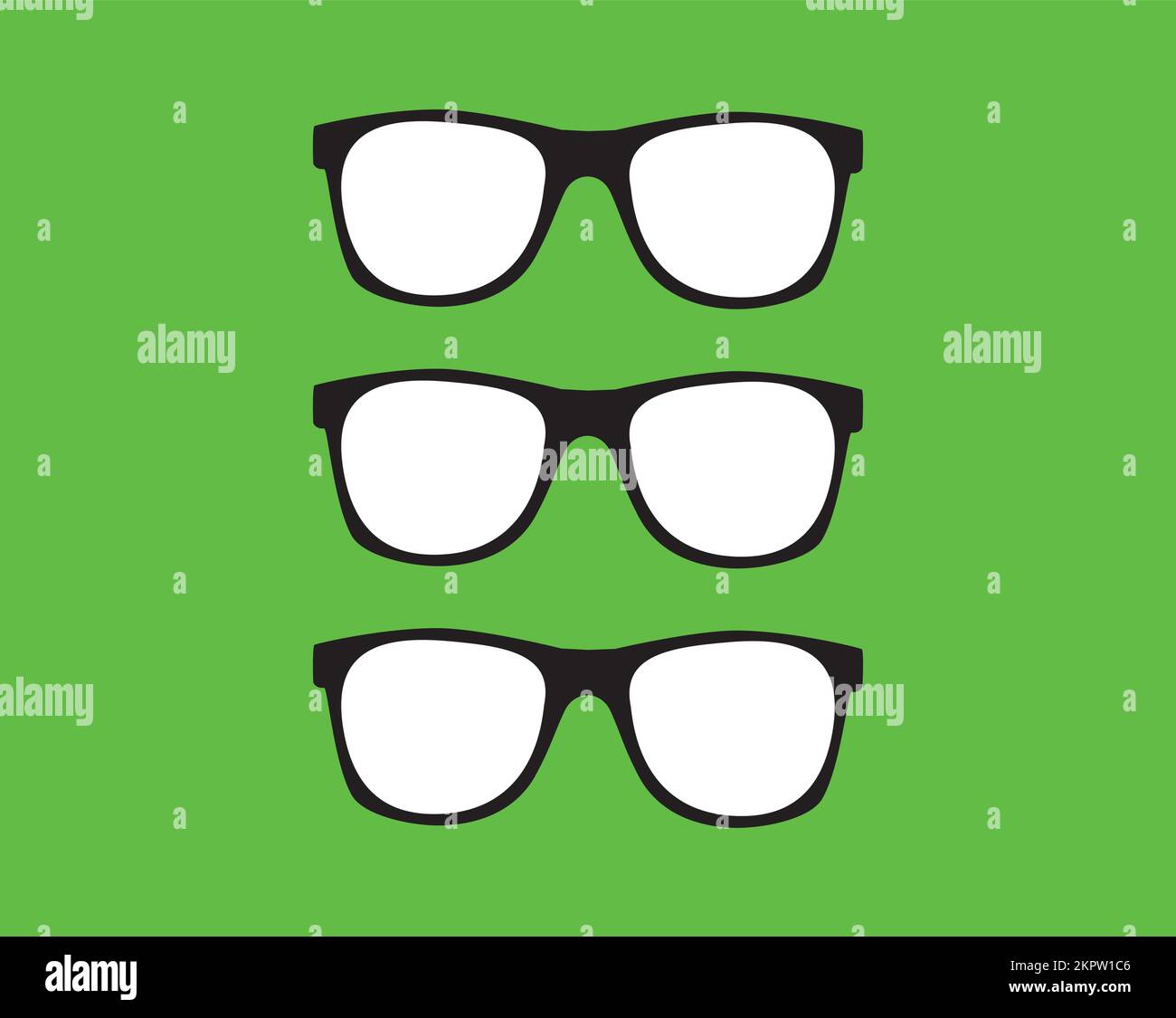 Realistic Vintage Sunglasses Isolated Vector Illustration Stock Vector ...