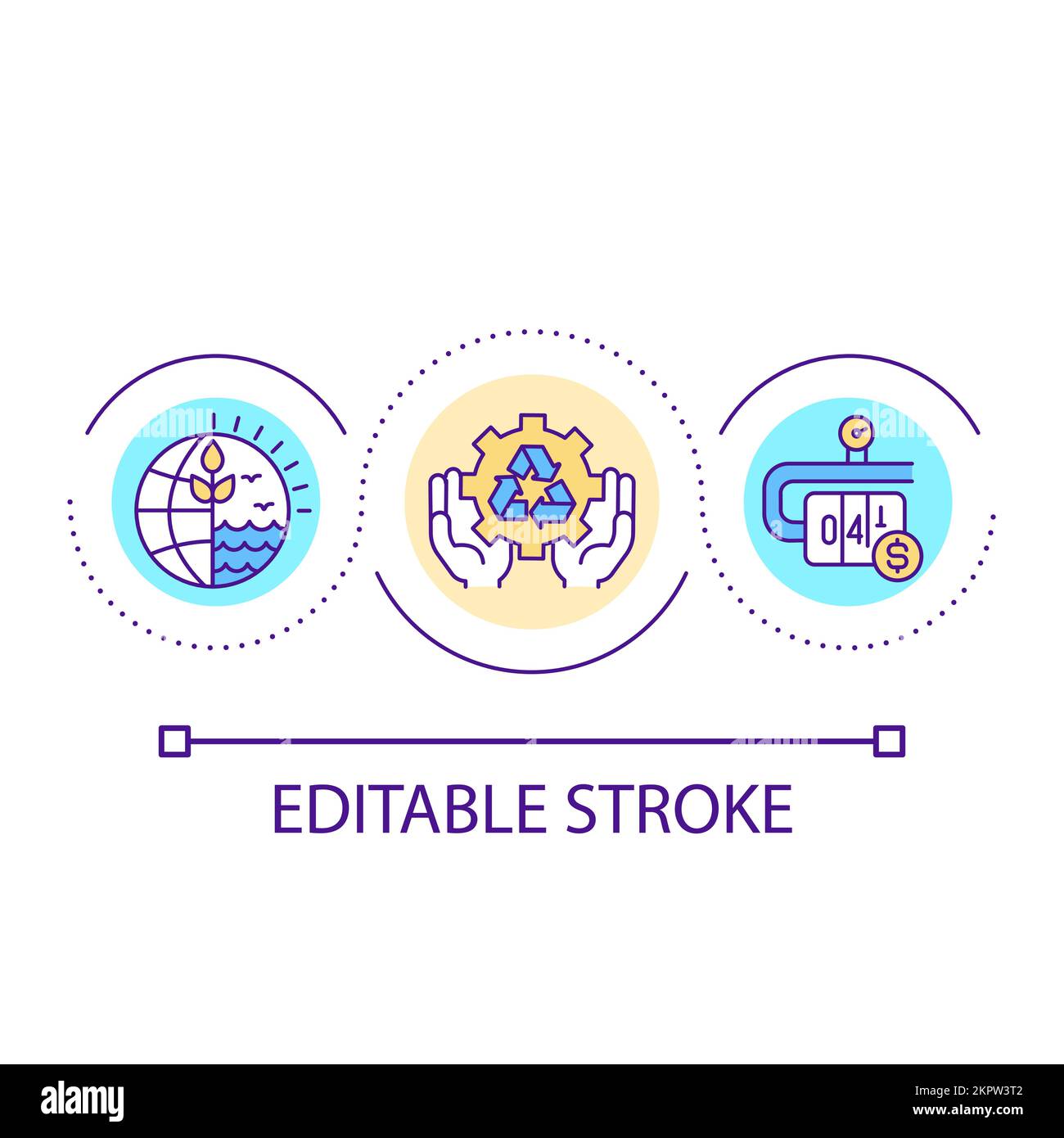 Renewable resources loop concept icon Stock Vector Image & Art - Alamy