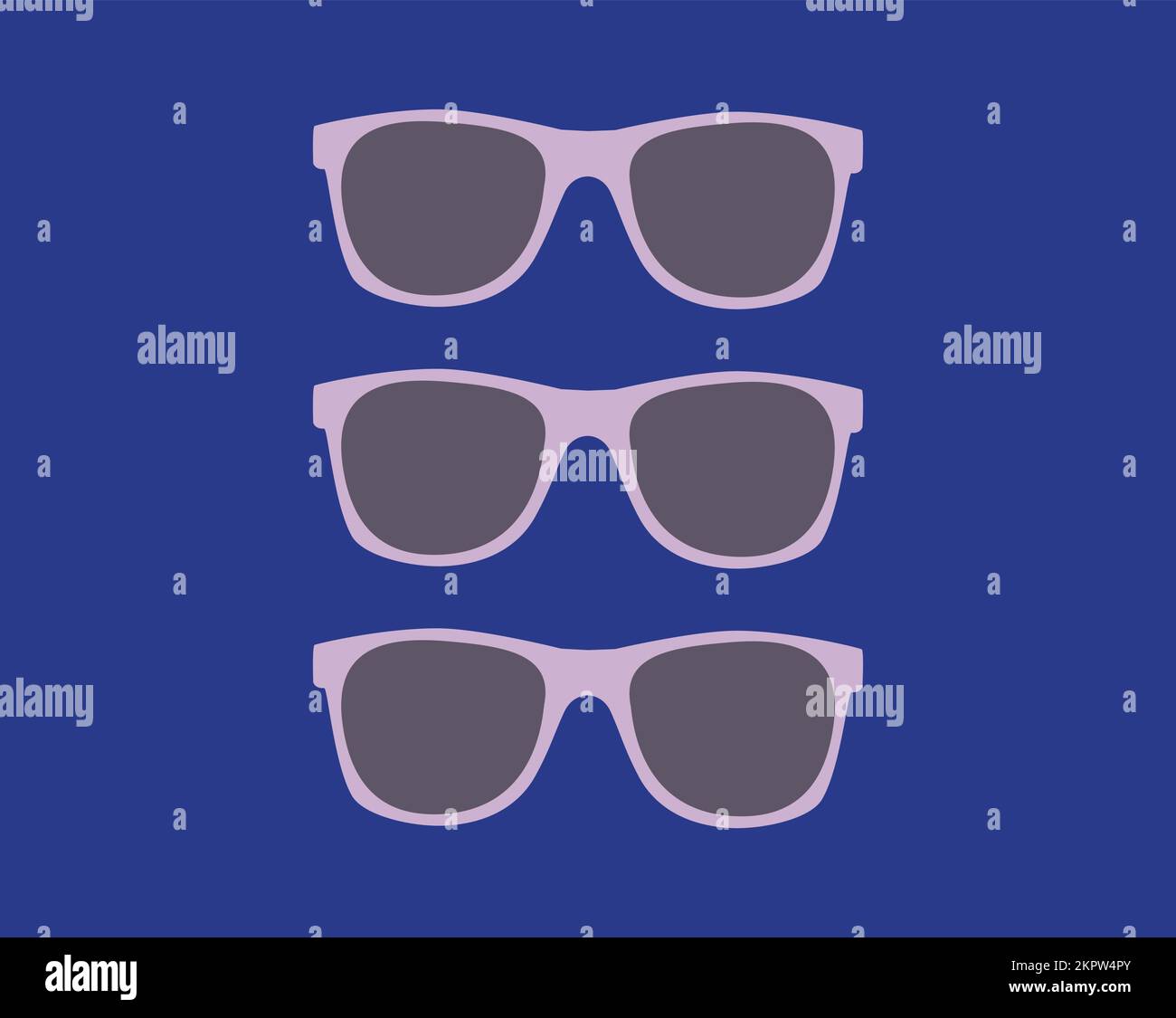 Realistic Vintage Sunglasses Isolated Vector Illustration Stock Vector Image And Art Alamy