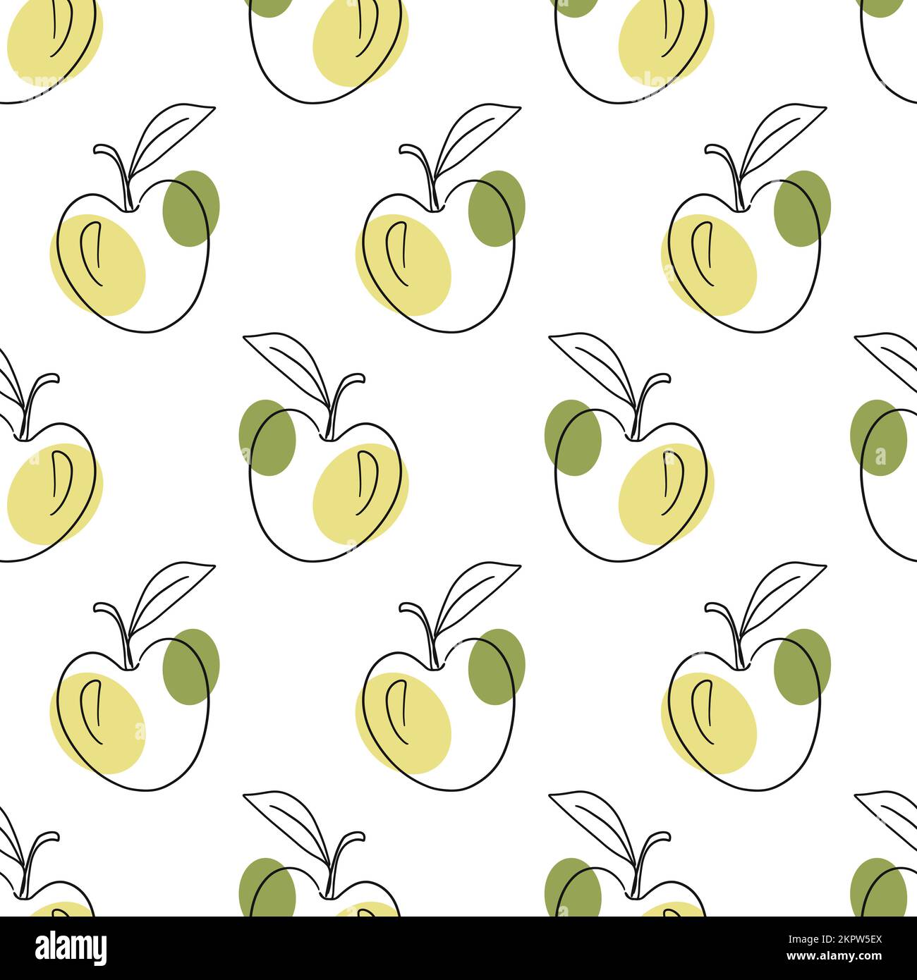 Apple Seamless pattern Stock Vector Image & Art - Alamy