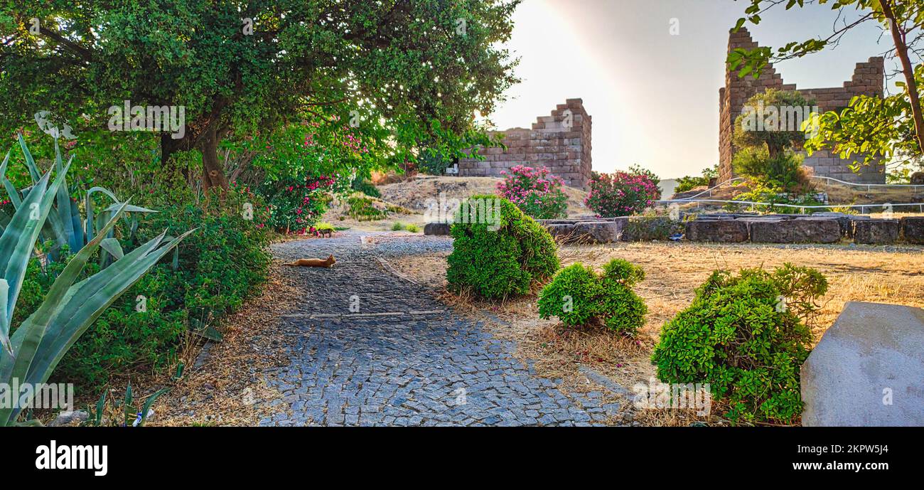 Ancient place of the historical Myndos gate between Gumbet and Bodrum ...