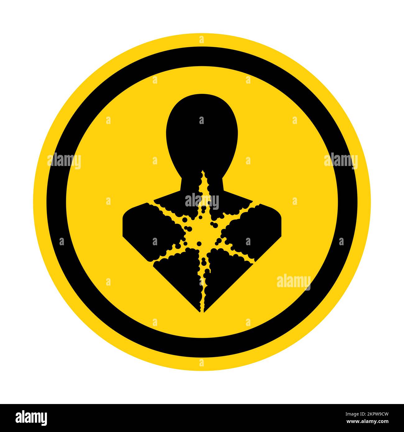 Health Hazard Symbol Label,Longer Term Health Hazard,GHS Hazard ...