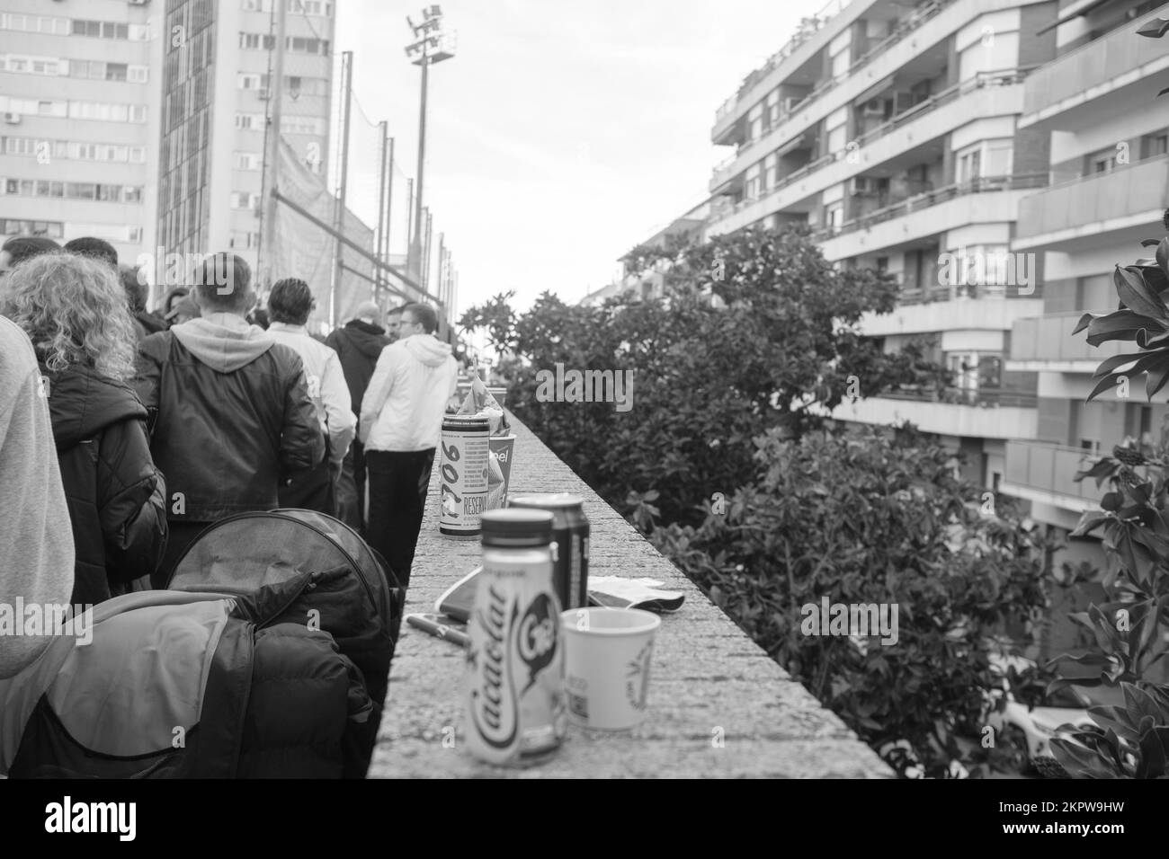 Ultras stands Black and White Stock Photos & Images - Alamy