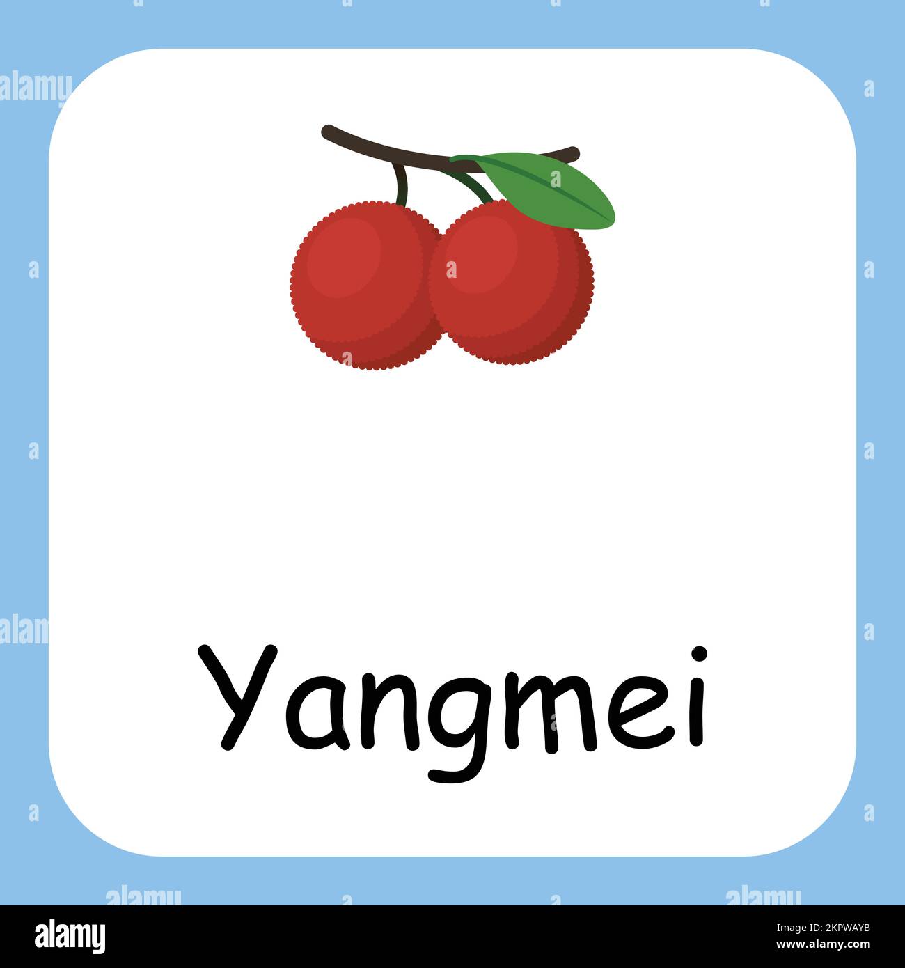 Yangmei Clip Art, Illustration for Kids, Cartoon Fruits Illustration ...