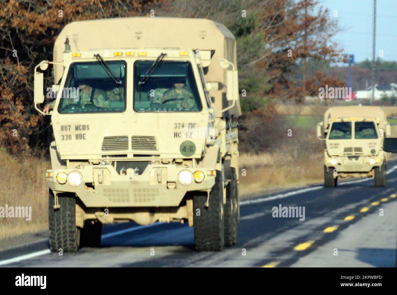 Troop training operations are shown Nov. 3, 2022, at Fort McCoy, Wis ...