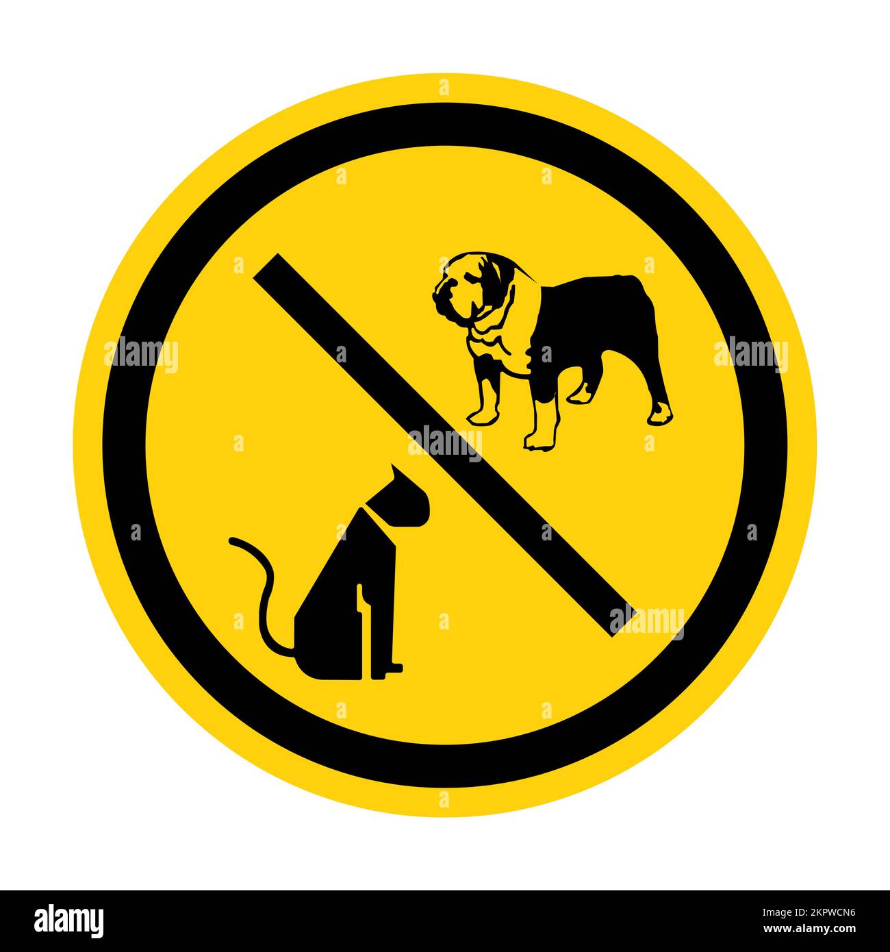 No Pet allowed Symbol On White Background Stock Vector Image & Art - Alamy