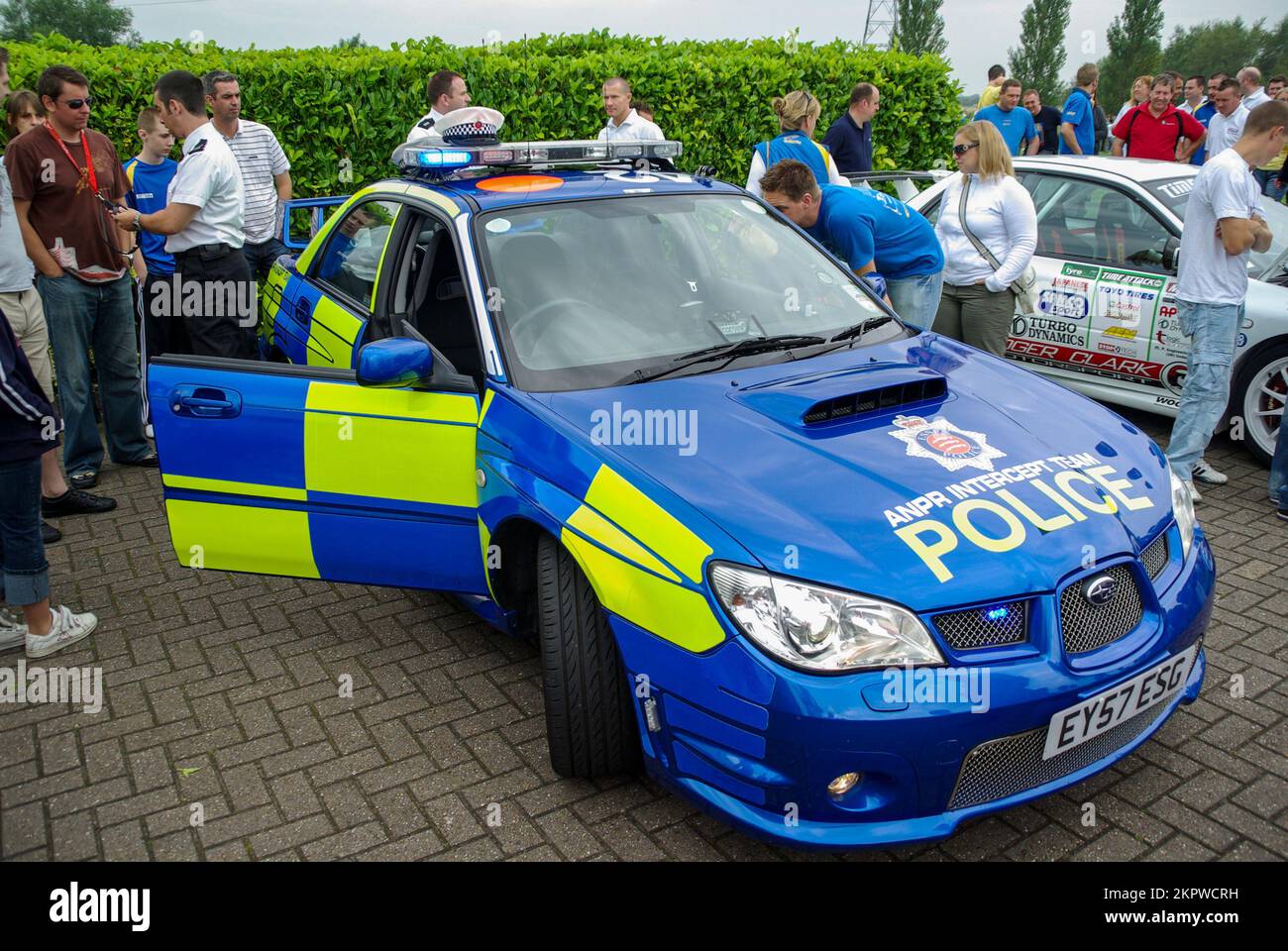 Essex Police ANPR equipped Intercept Team police car taking part in ...