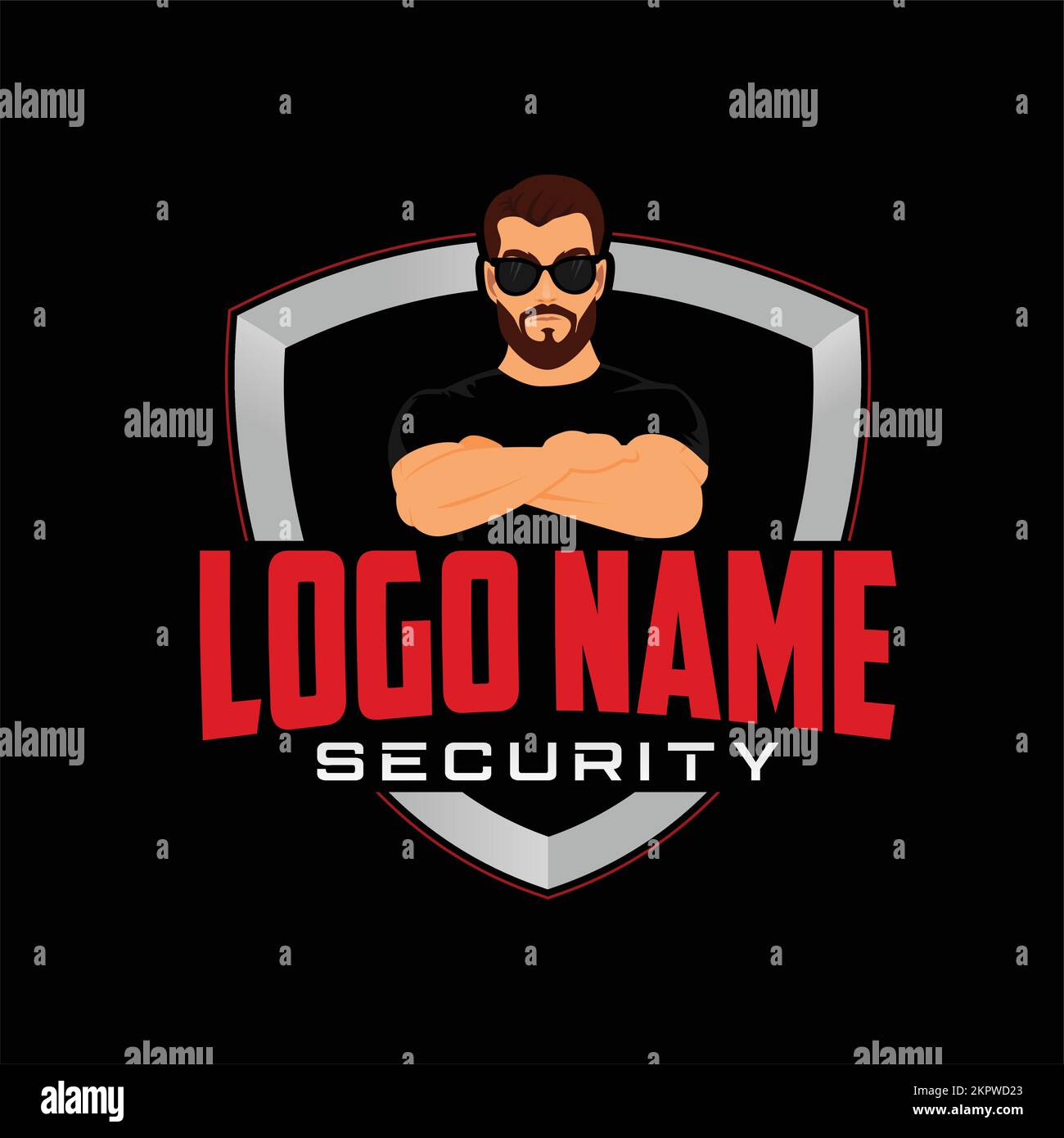 Body guard badge logo vector Stock Vector Image & Art - Alamy