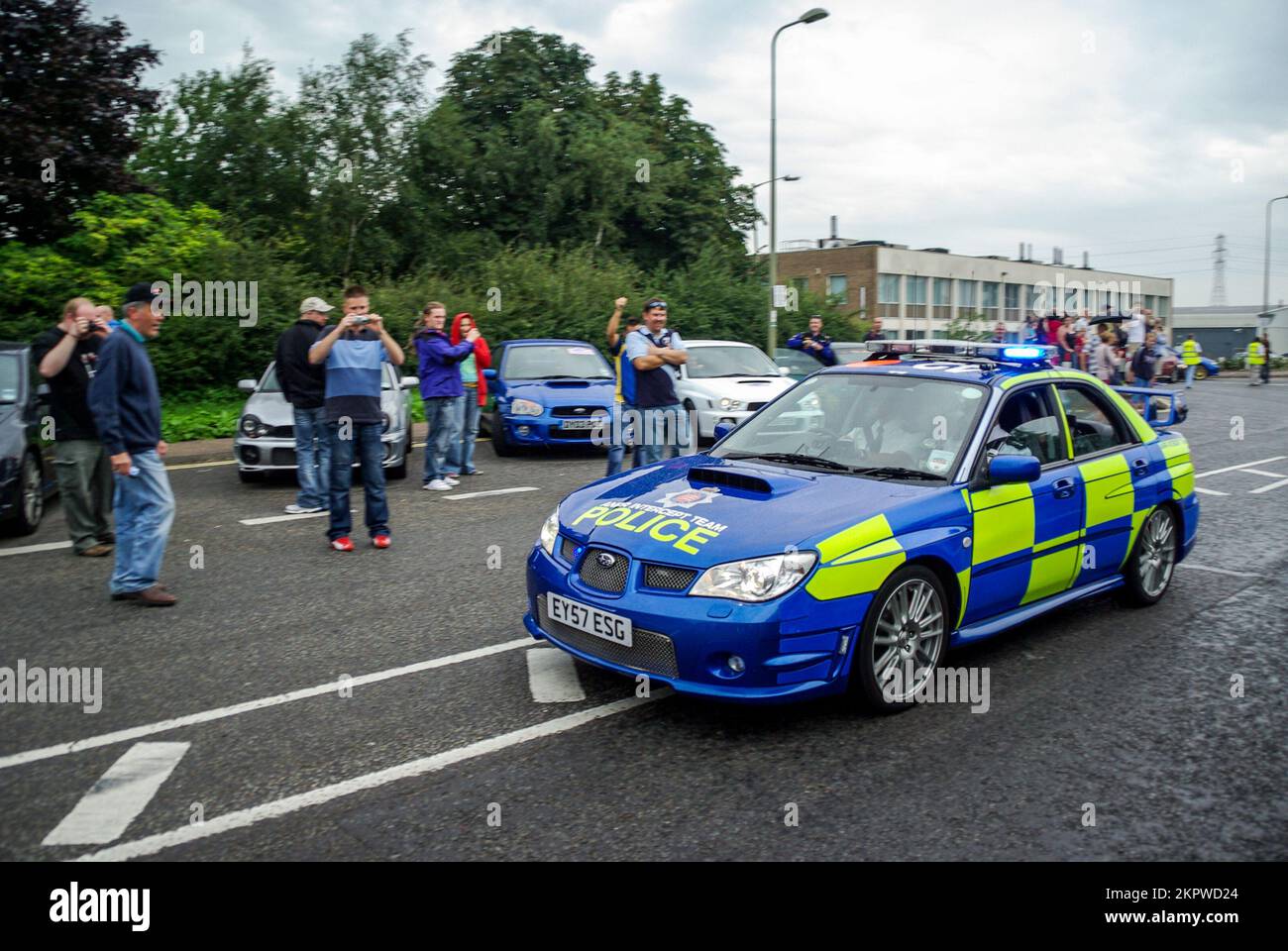 Essex Police ANPR equipped Intercept Team police car taking part in ...