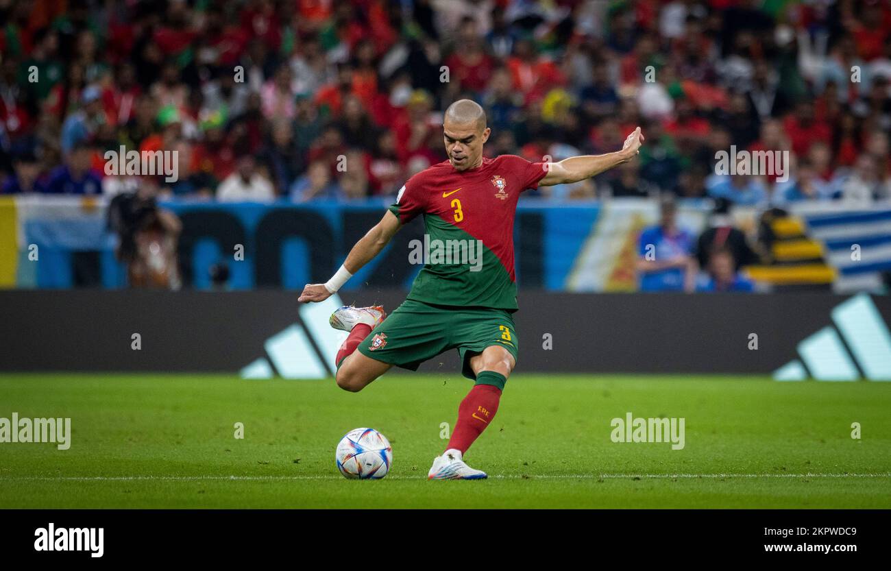 Doha, Qatar. 28th Nov, 2022. Pepe (Portugal) Portugal - Uruguay ...