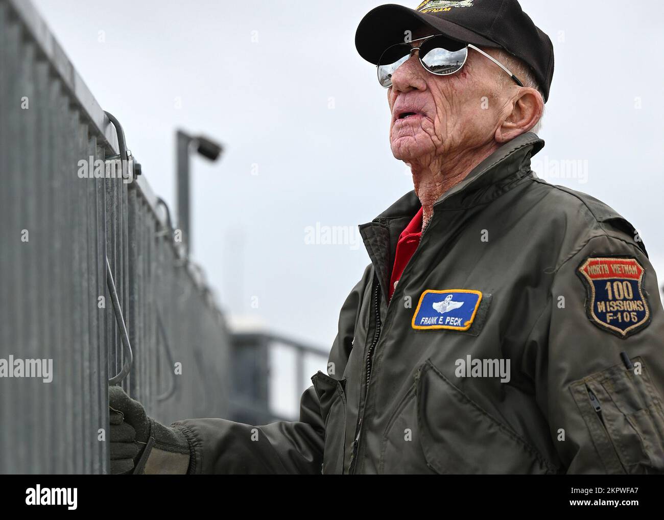 Retired U.S. Air Force Col. Frank Peck, a former F-105 Thunderchief ...