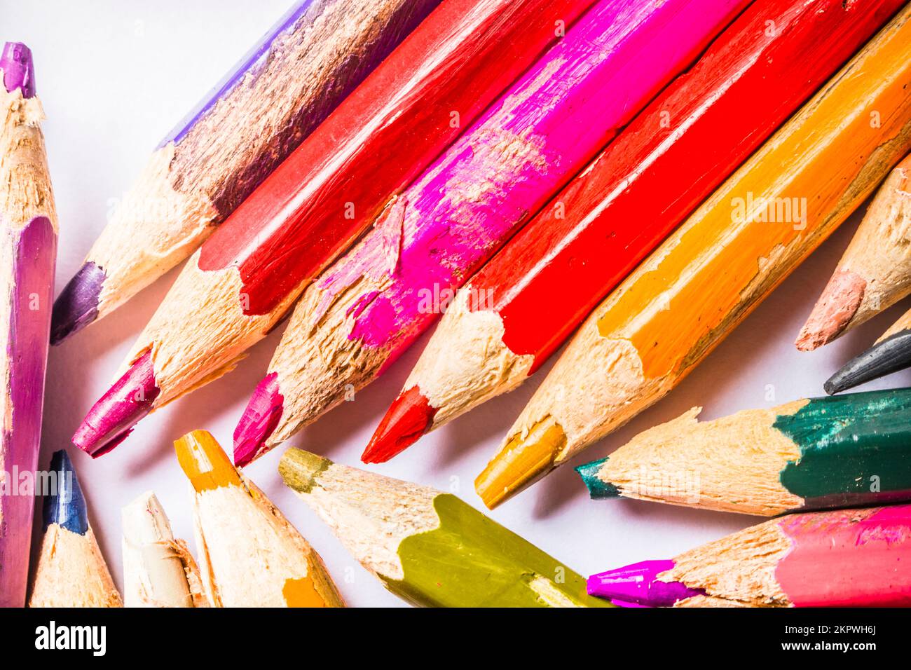 Pencil close up worn hi-res stock photography and images - Alamy