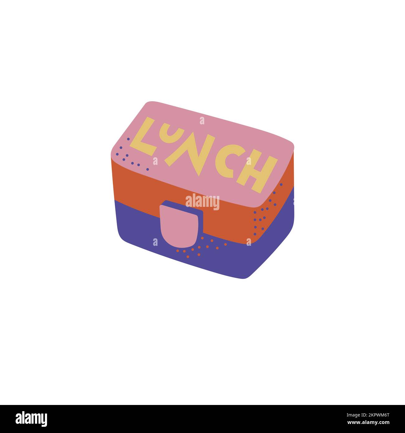 Colorful lunch box Stock Vector Image & Art - Alamy
