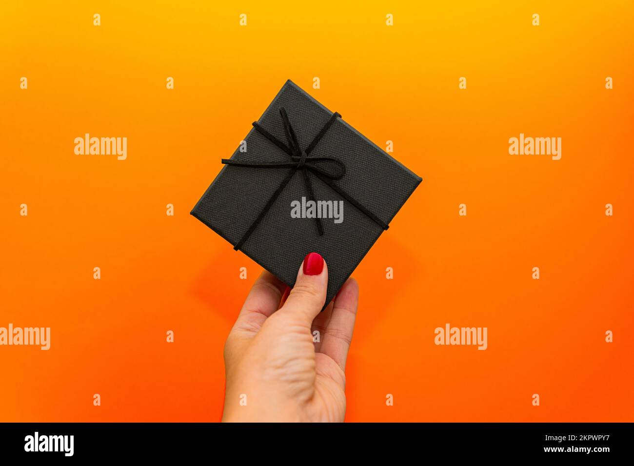 Hand black nails hi-res stock photography and images - Alamy