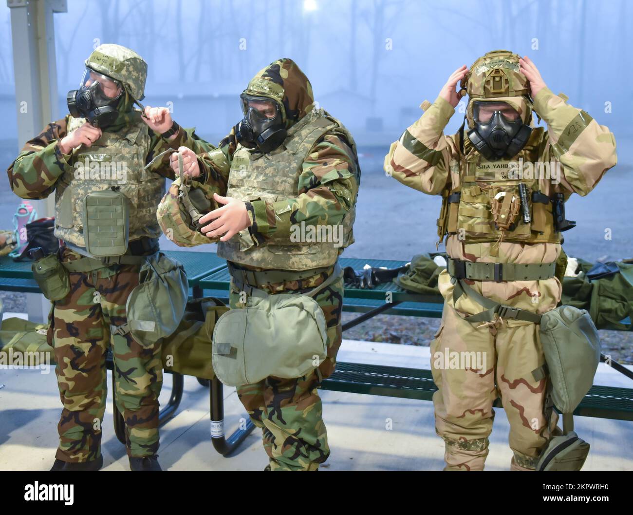Capt. Cliff Mullen (left), Senior Airman Austin Taylor, and Senior ...