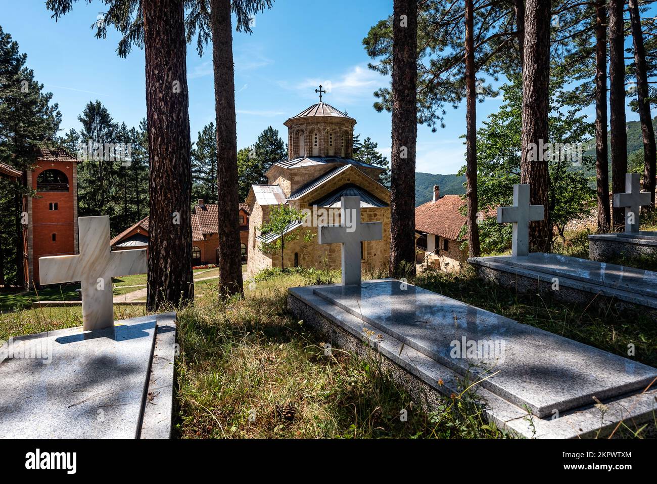 Orthodox Christian Monastery. Serbian Monastery of the Holy Trinity ...
