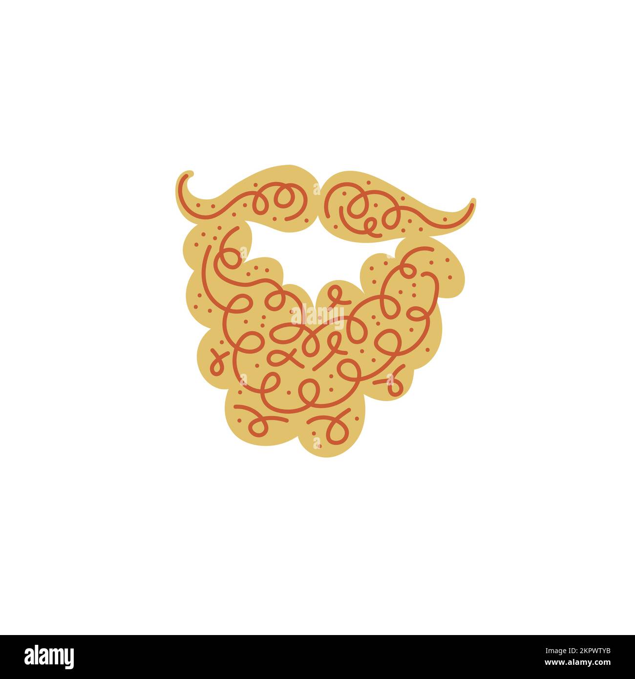 Beard, isolated illustration Stock Vector Image & Art - Alamy