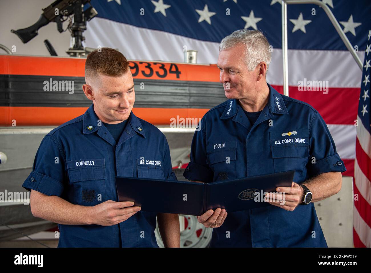 Coast Guard Petty Officer 3rd Class Corey Connolly, a boatswain’s mate ...