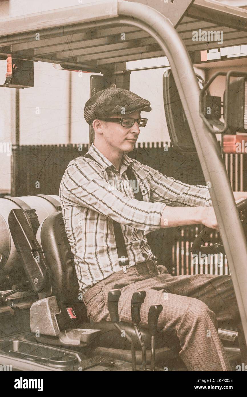 Forklift operations hi-res stock photography and images - Alamy
