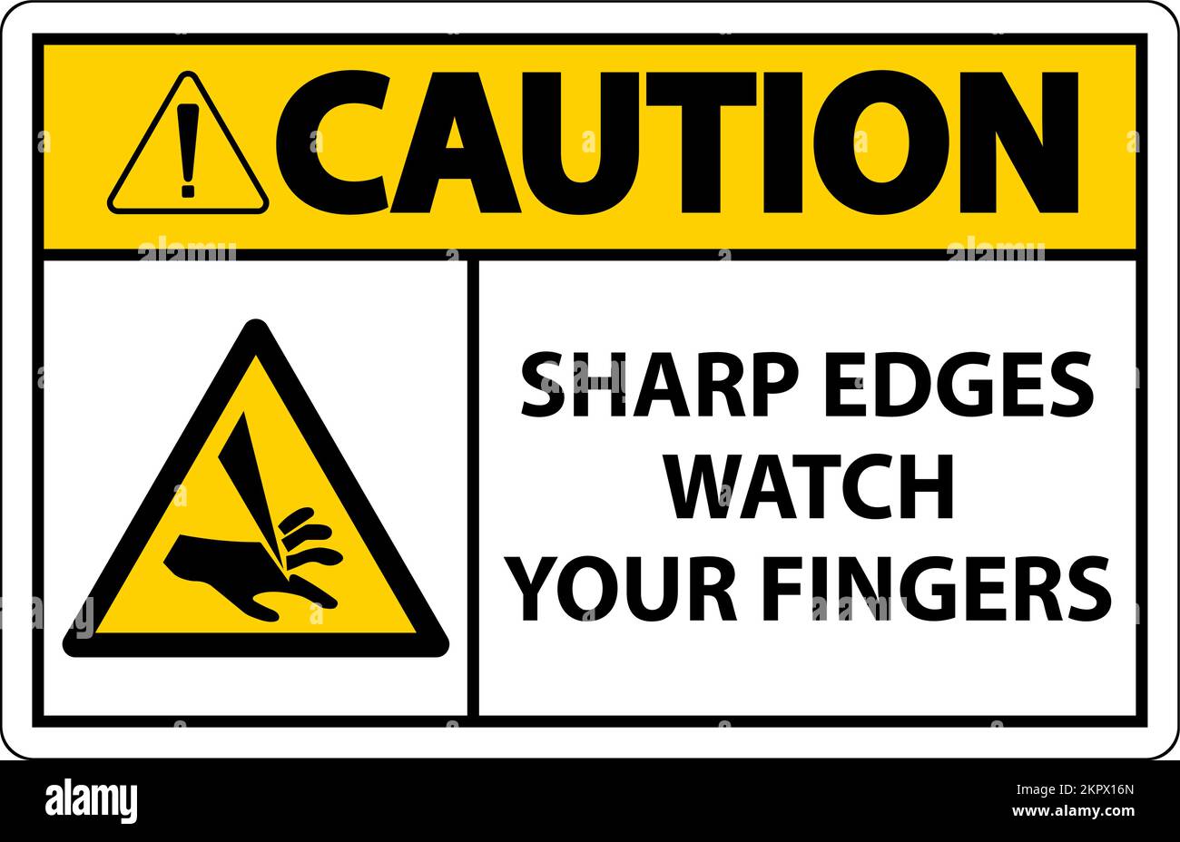 Caution with sharp edges hi-res stock photography and images - Alamy