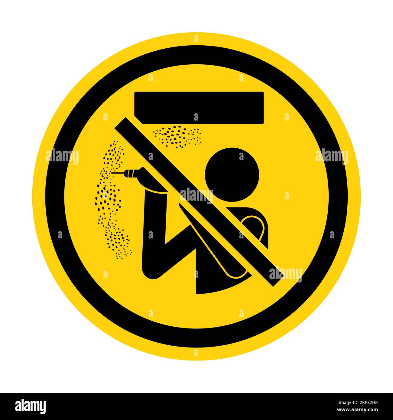 Caution Safety Label,Asbestos Dust Hazard, Cancer And Lung Disease ...