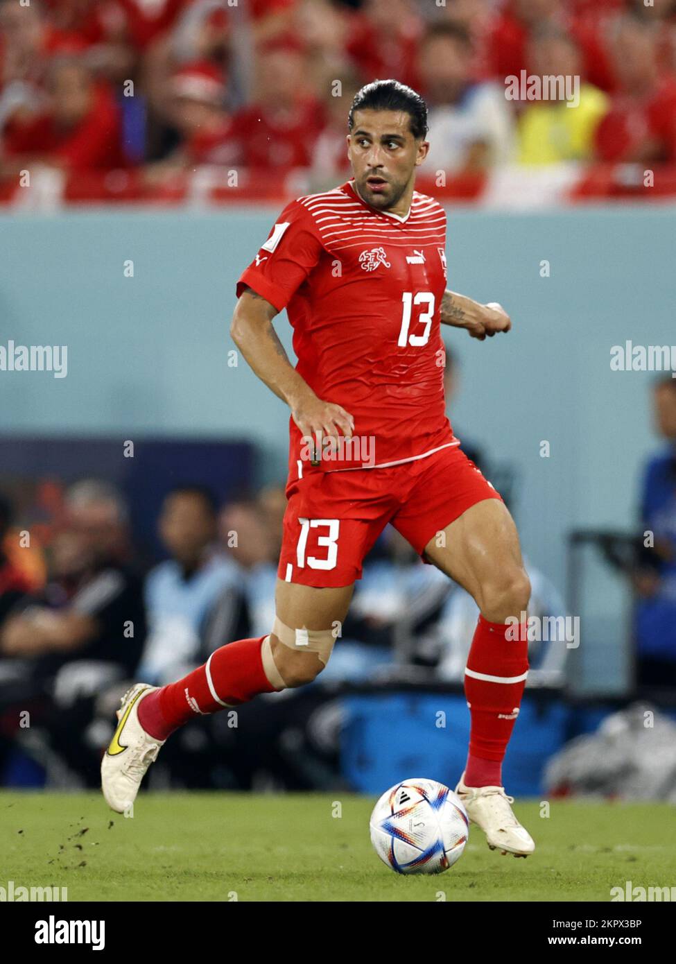 Doha, Qatar. 28th Nov, 2022. DOHA - Ricardo Rodriguez of Switzerland ...