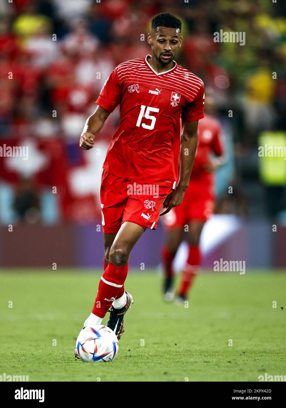 Doha Qatar 28th Nov 2022 DOHA Djibril Sow Of Switzerland During