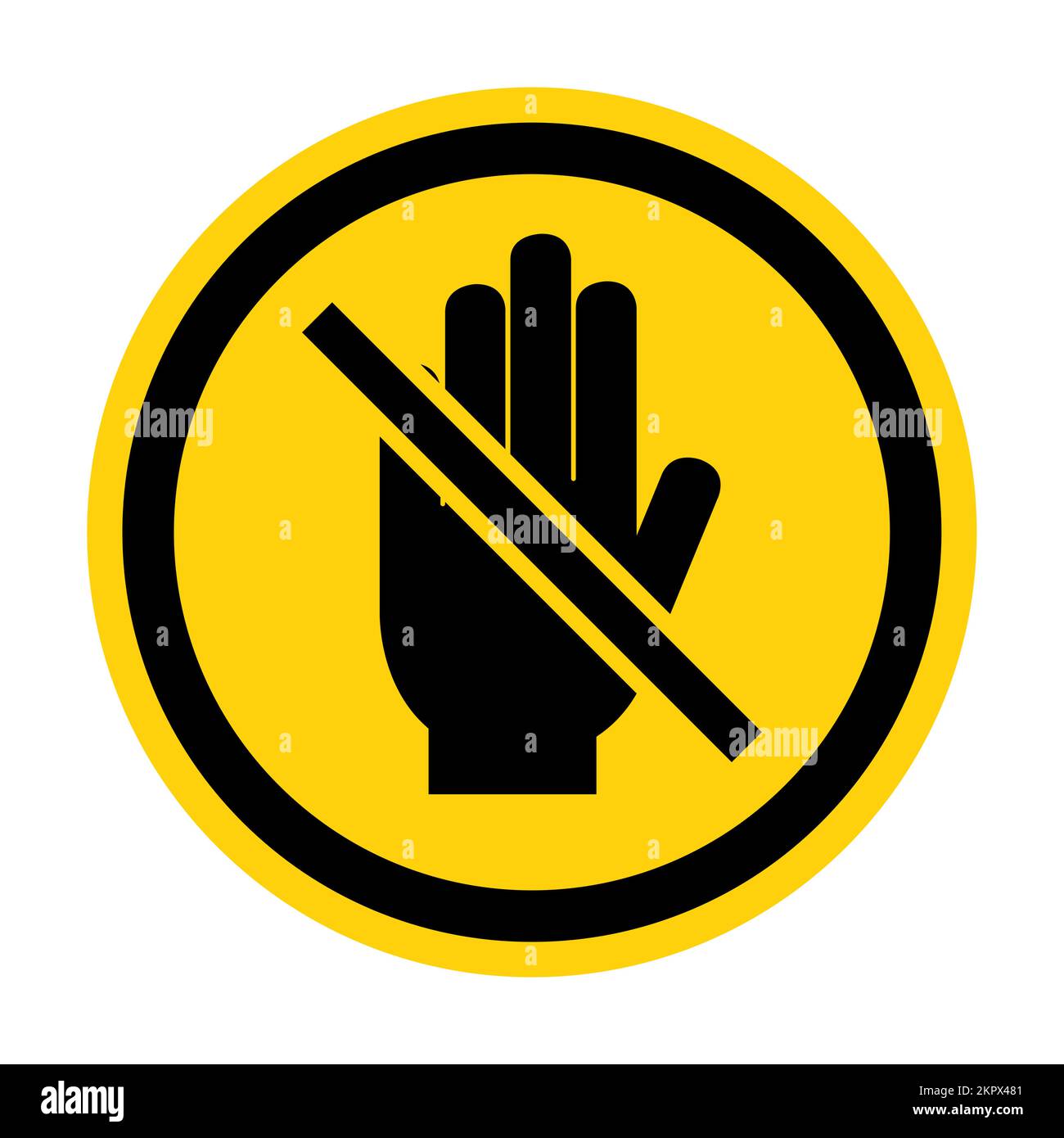 Hot Surface Do Not Touch Stock Vector Image & Art - Alamy