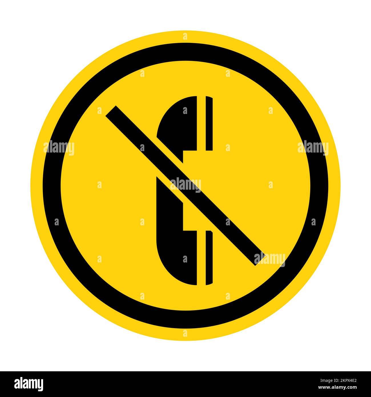 Symbol Do not use the phone Stock Vector Image & Art - Alamy