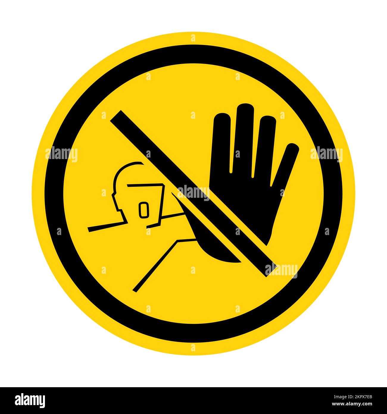 Do not enter before being allowed Stock Vector Image & Art - Alamy