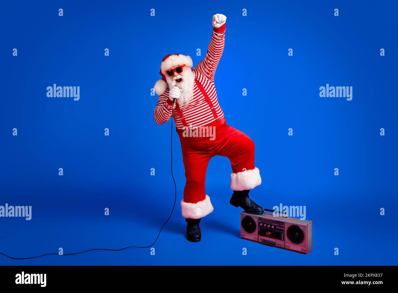 Full length body size view of his he handsome bearded fat overweight ...