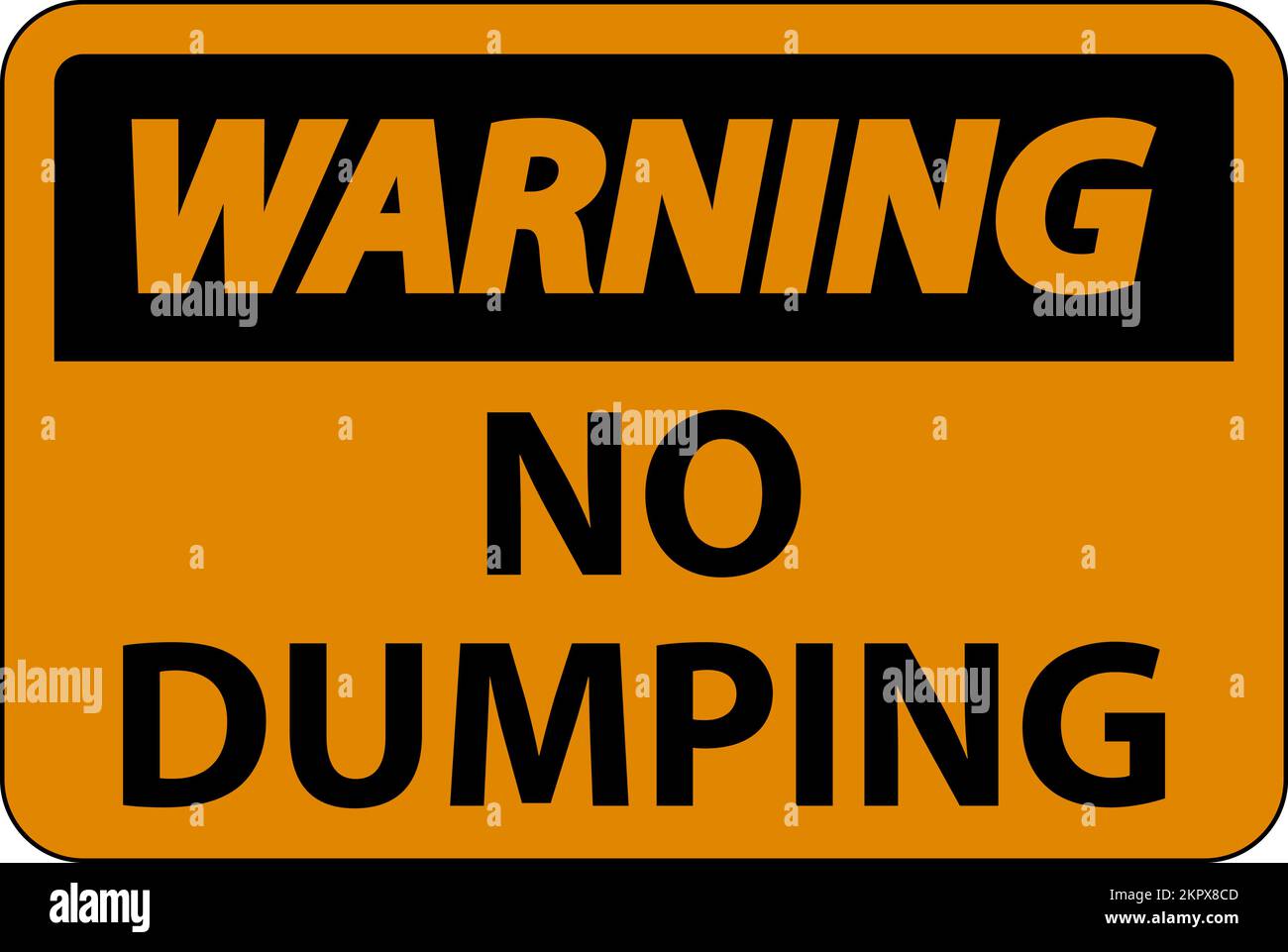 Rubbish bin warning sign on hi-res stock photography and images - Alamy