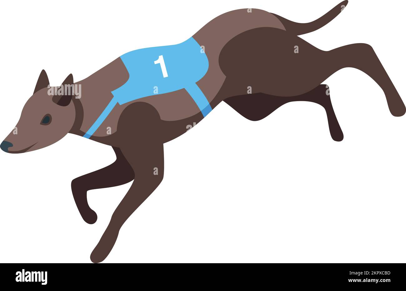 Canine sprint icon isometric vector. Animal pet. Standing mammal Stock ...