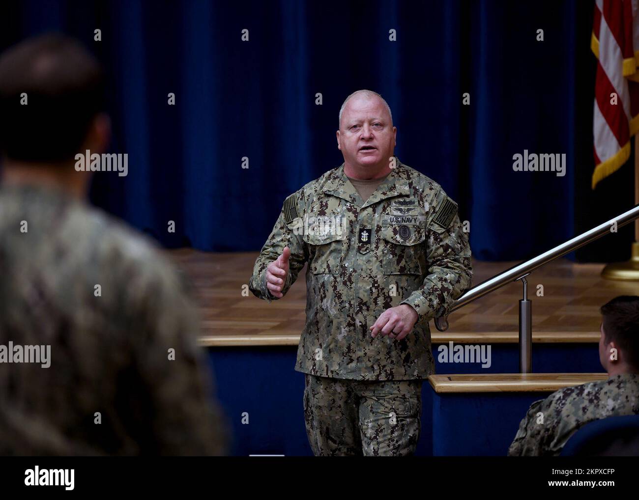 Master chief petty officer of the navy james honea hi-res stock ...