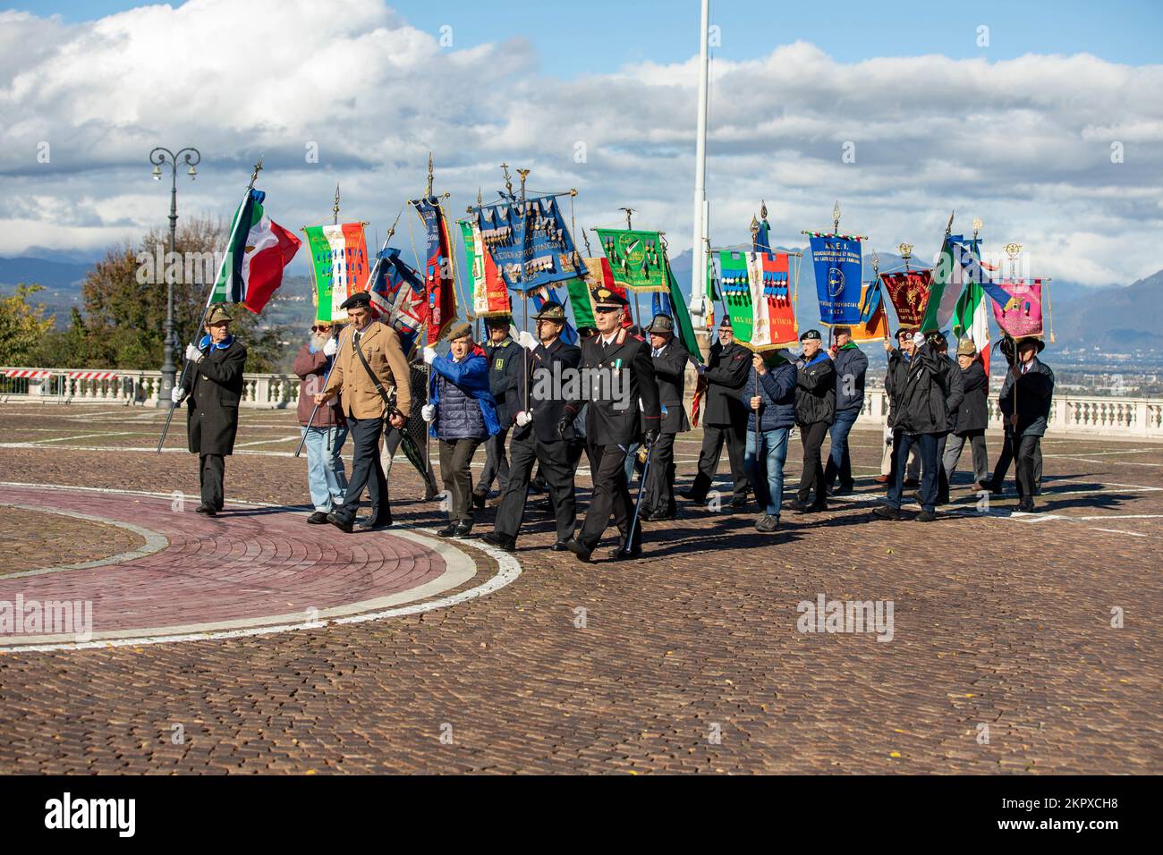 Italian and U.S military personnel, civilians, and local residents ...