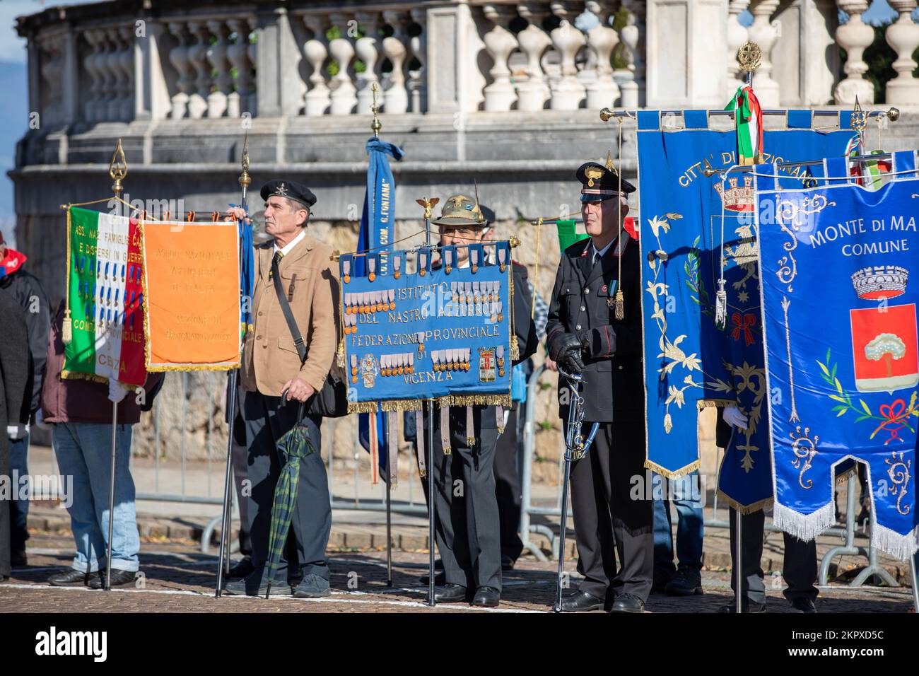 Italian and U.S military personnel, civilians, and local residents ...