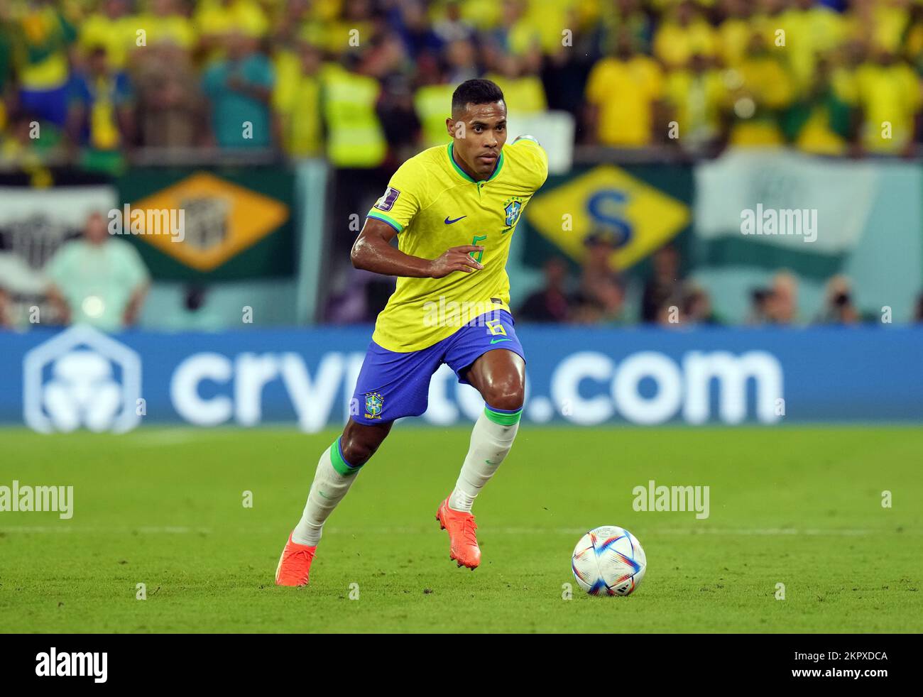 Brazil's Alex Sandro during the FIFA World Cup Group G match at the ...