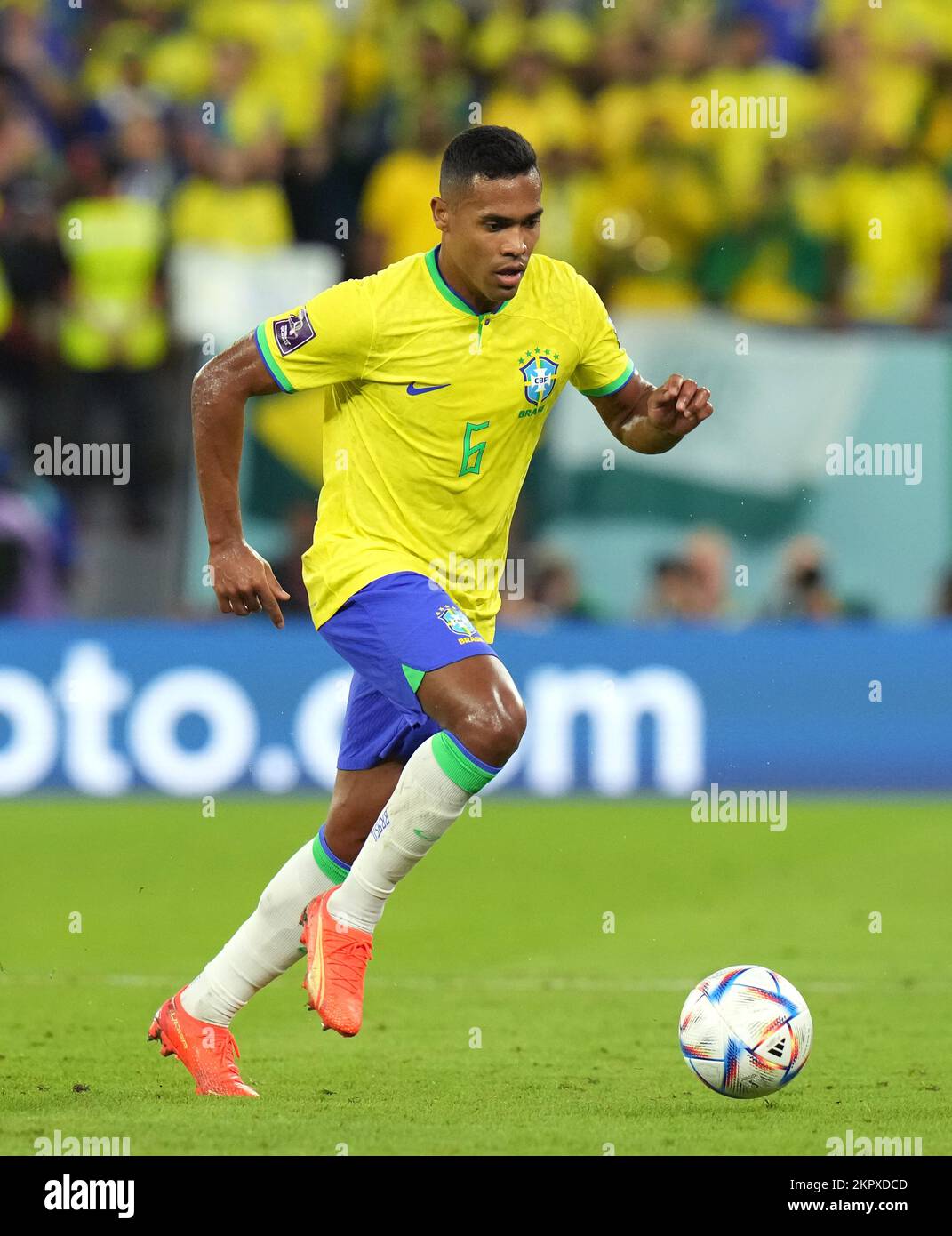 Brazil's Alex Sandro during the FIFA World Cup Group G match at the ...