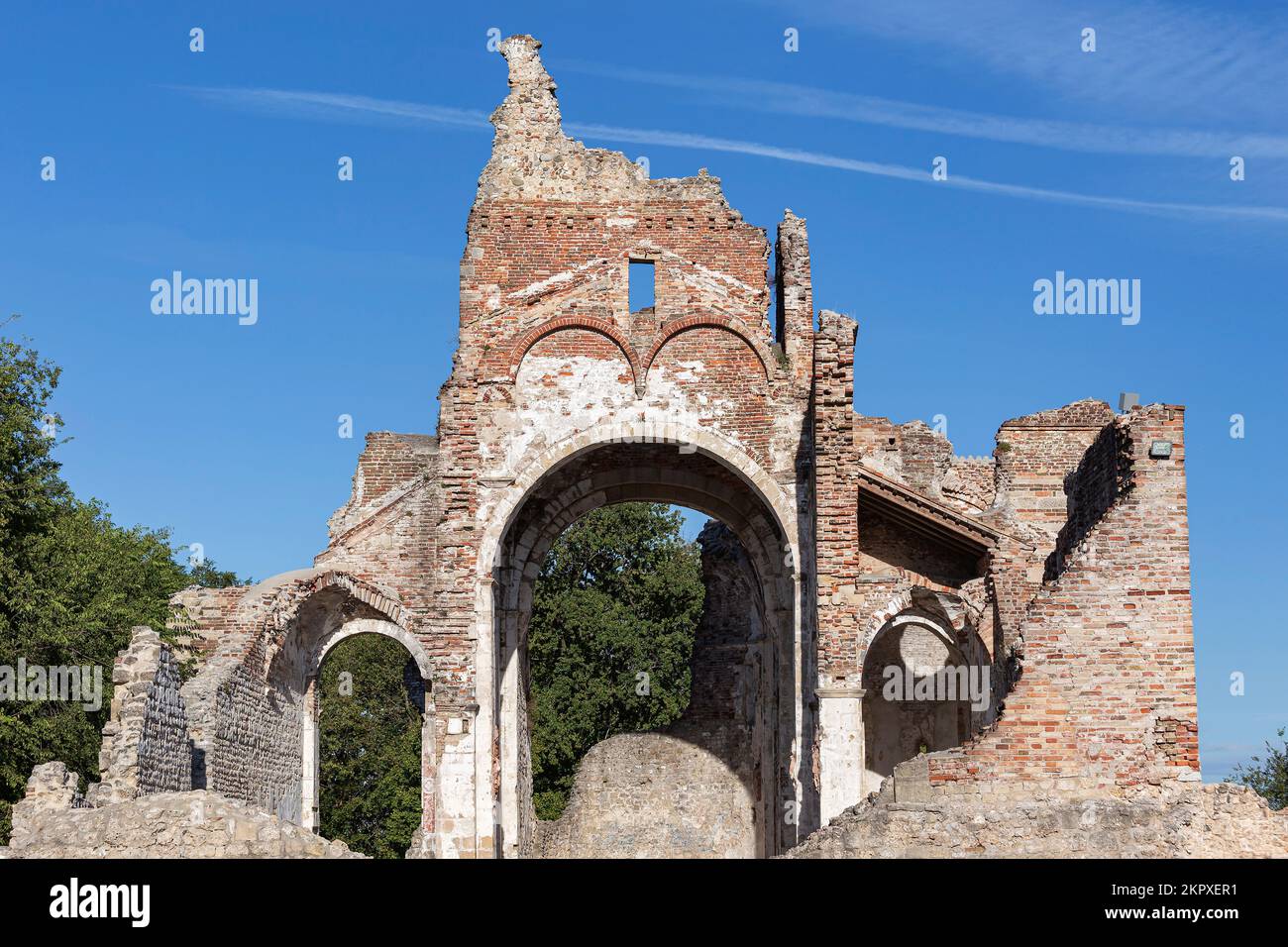 Ruins Of The Abbey Of Sant'Eustachio, Nervesa Della Battaglia, Italy ...