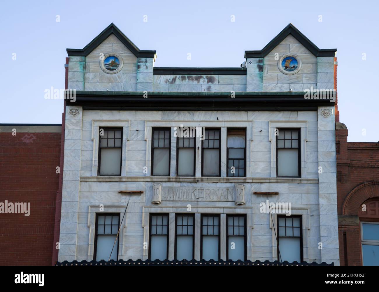 Edmonton Stratchona historical district Stock Photo - Alamy